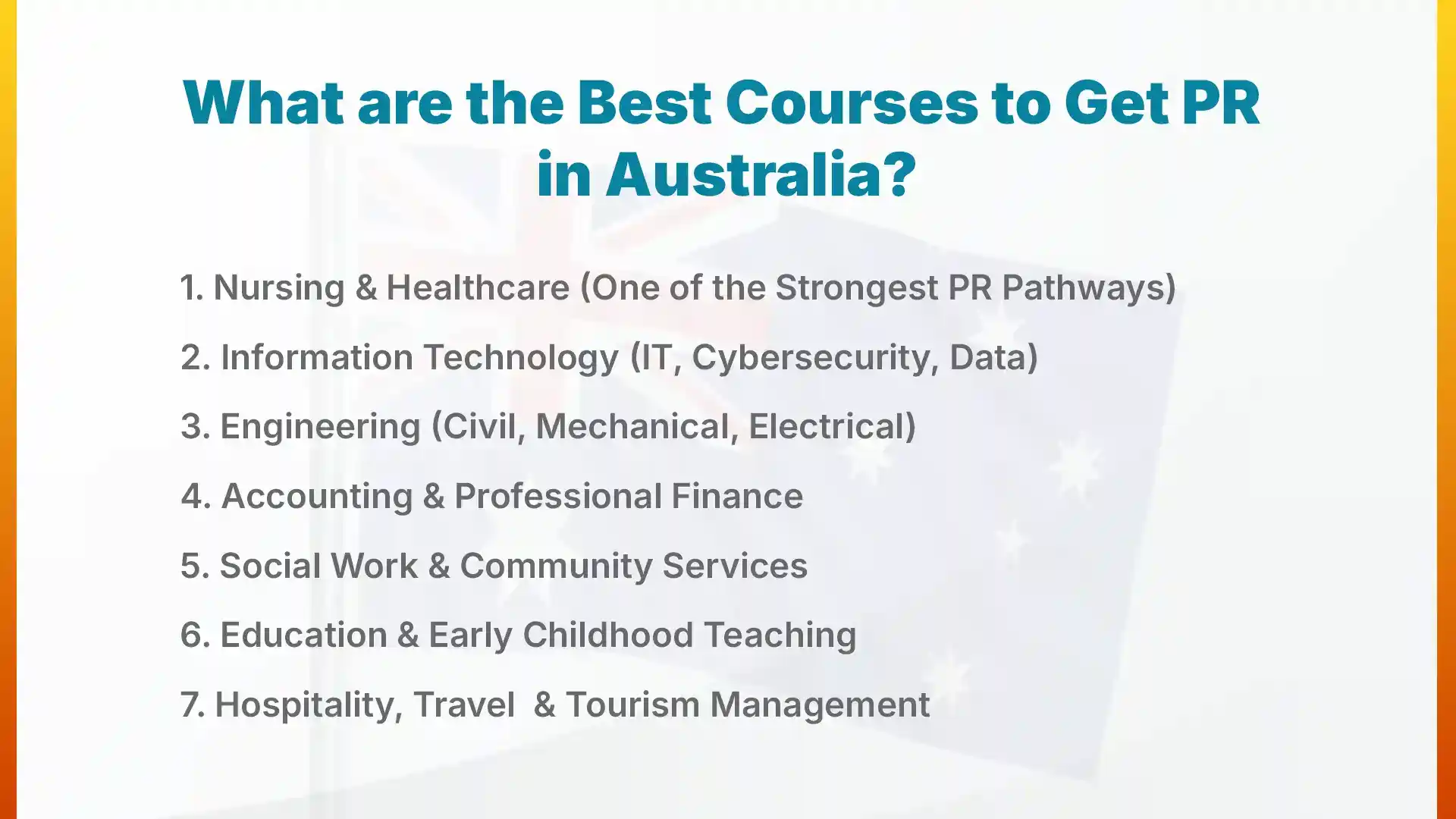 PR Leading Courses in Australia for Nepalese Students (2026)