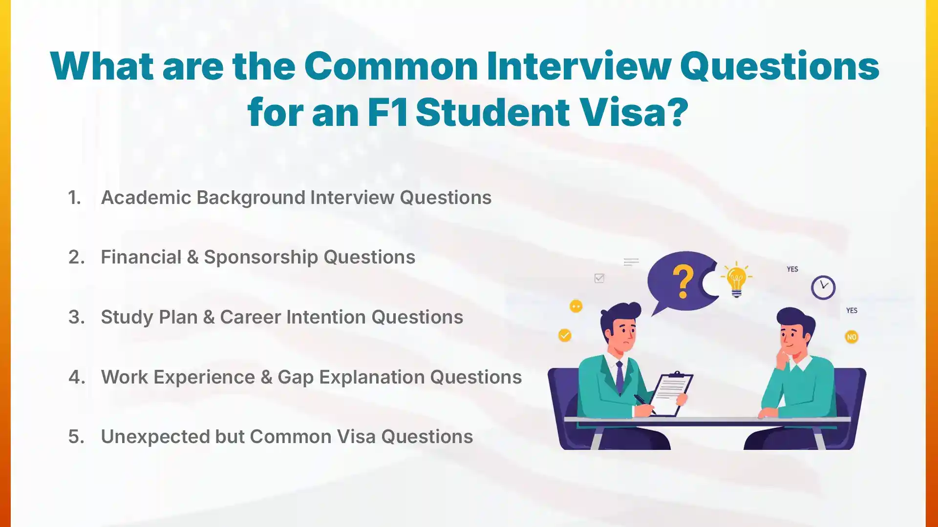70+ USA F-1 Visa Interview Questions for Nepalese Students