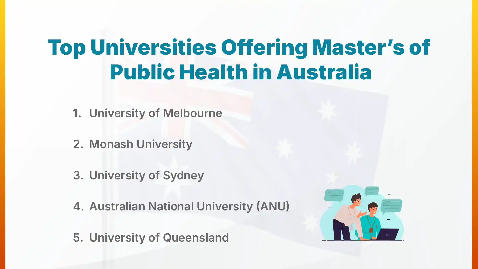 Master’s of Public Health in Australia For Nepalese Students